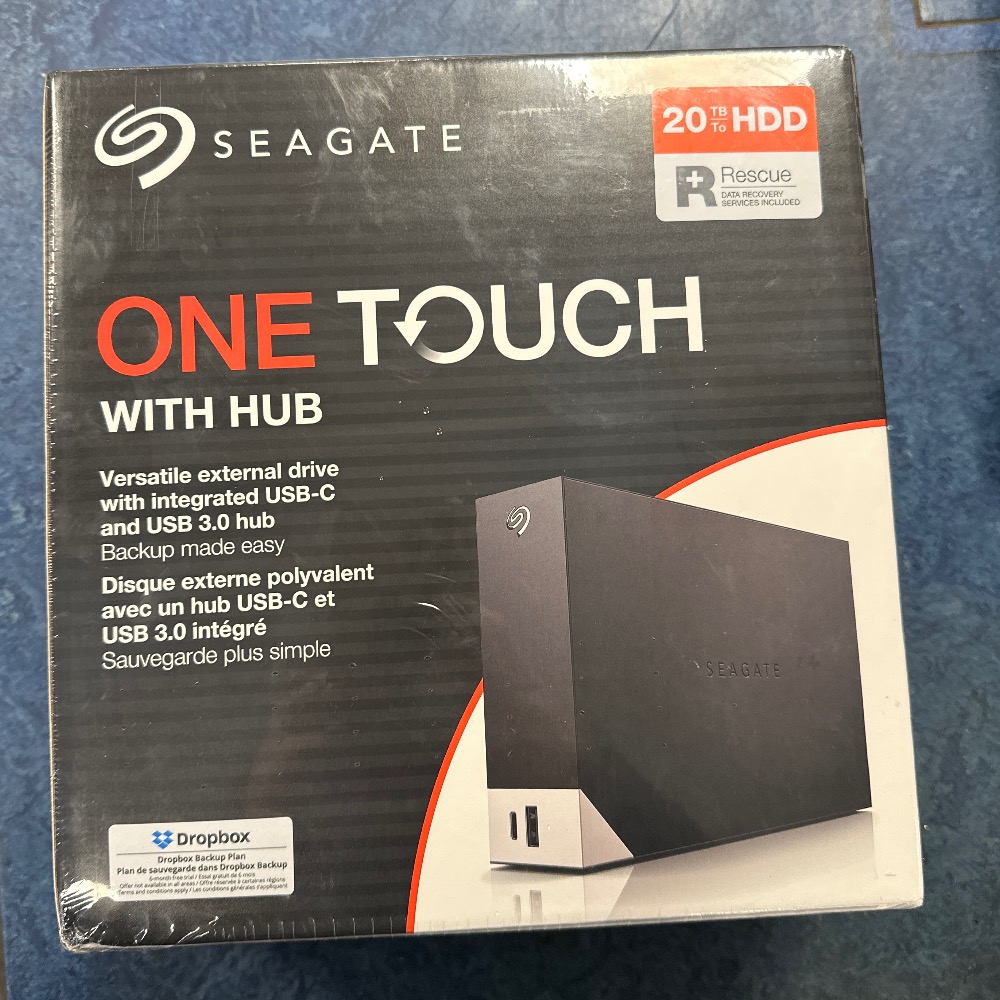 New Seagate seagate one touch with hub 20tb sealed - Own4Less